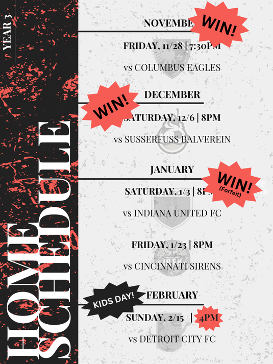 Schedule and Tickets – Louisville Triumph FC